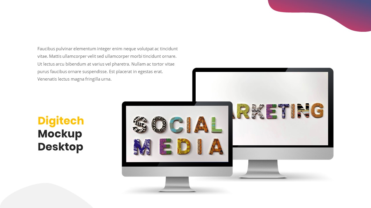 Digitech - Digital Business Google Slide Template, Presentation Templates