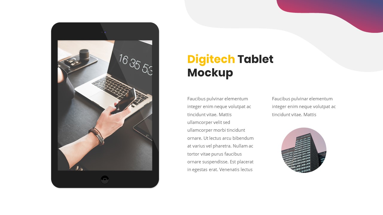 Digitech - Digital Business Google Slide Template, Presentation Templates