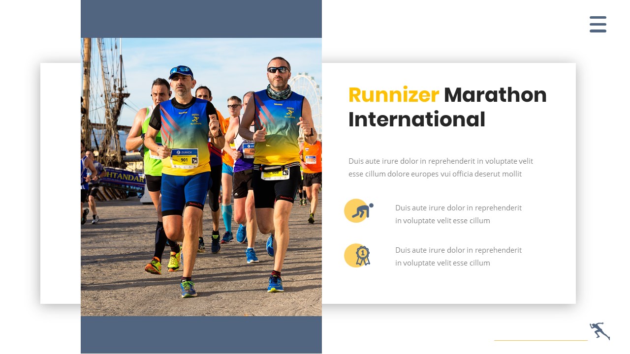 Runnizer - Running Event Powerpoint Presentation Template, Presentation ...