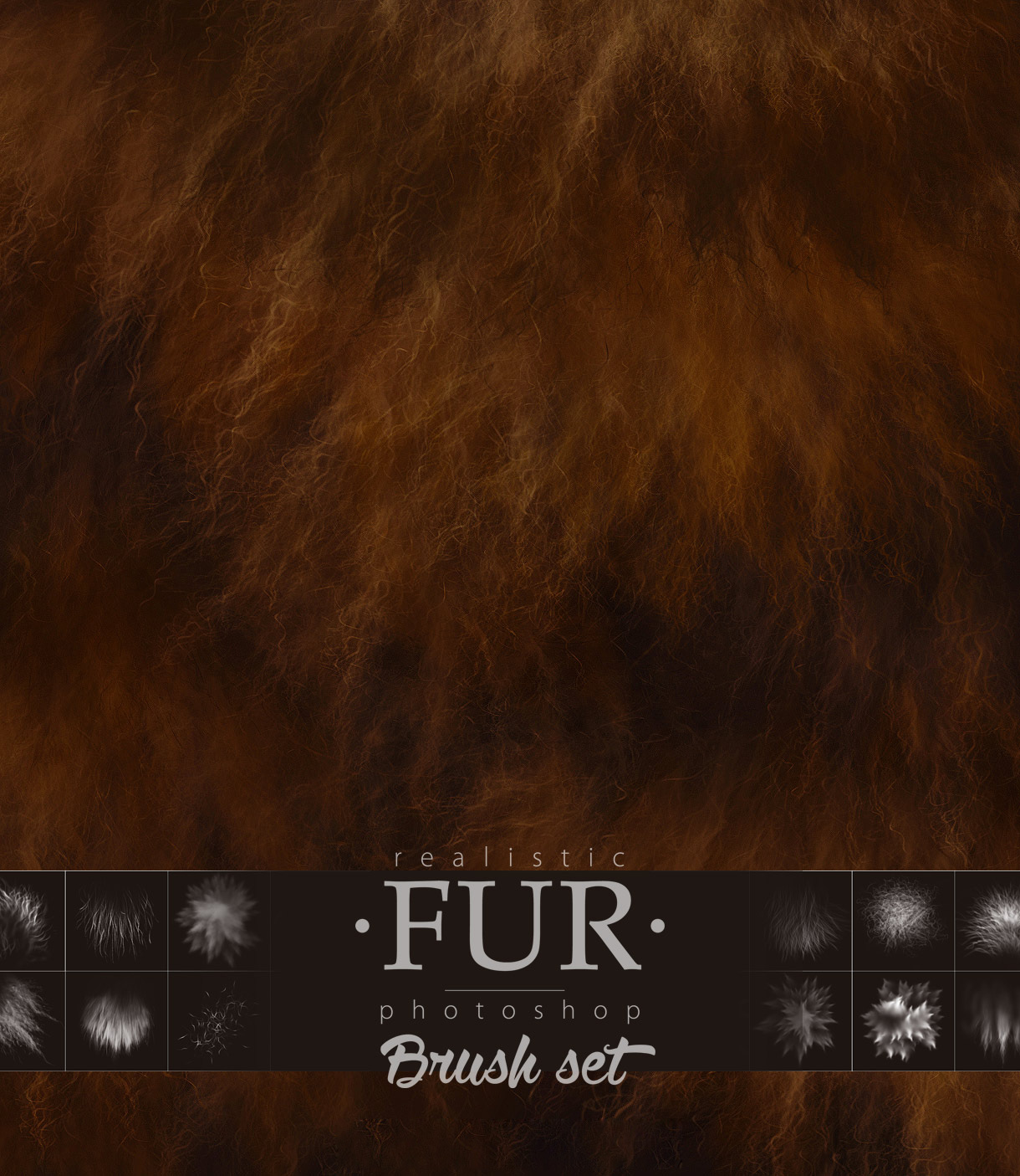 Fur Realistic Painting Brushes for Photoshop, Add-ons | GraphicRiver