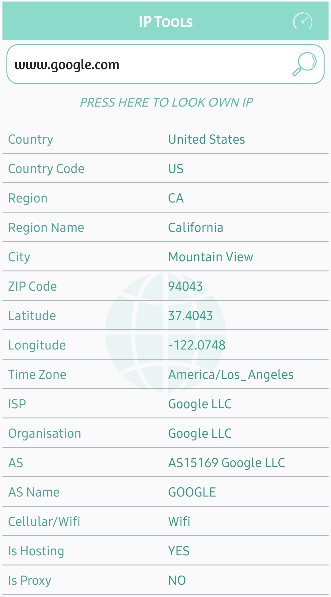Wifi Info: IP, Domain, Internet Tools by aamirbinhossain | CodeCanyon