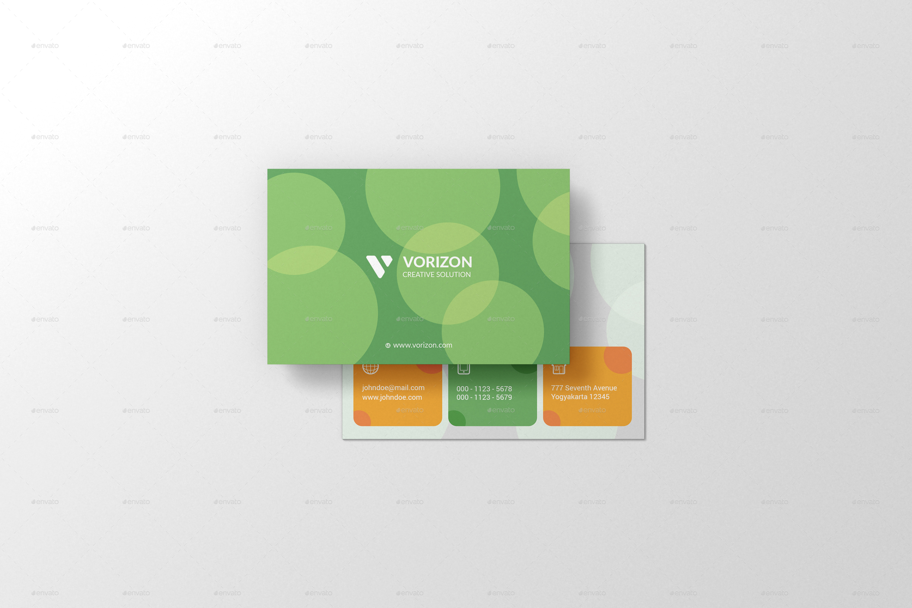 Bubble business card, Print Templates | GraphicRiver