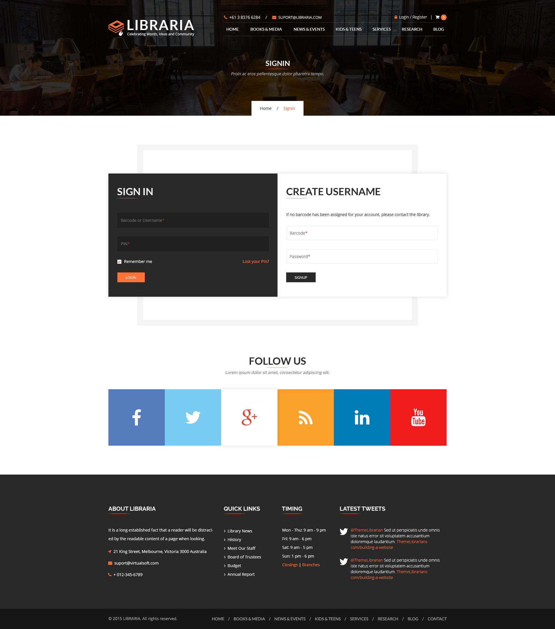 LIBRARIA – Online Library PSD Template by presstigers | ThemeForest