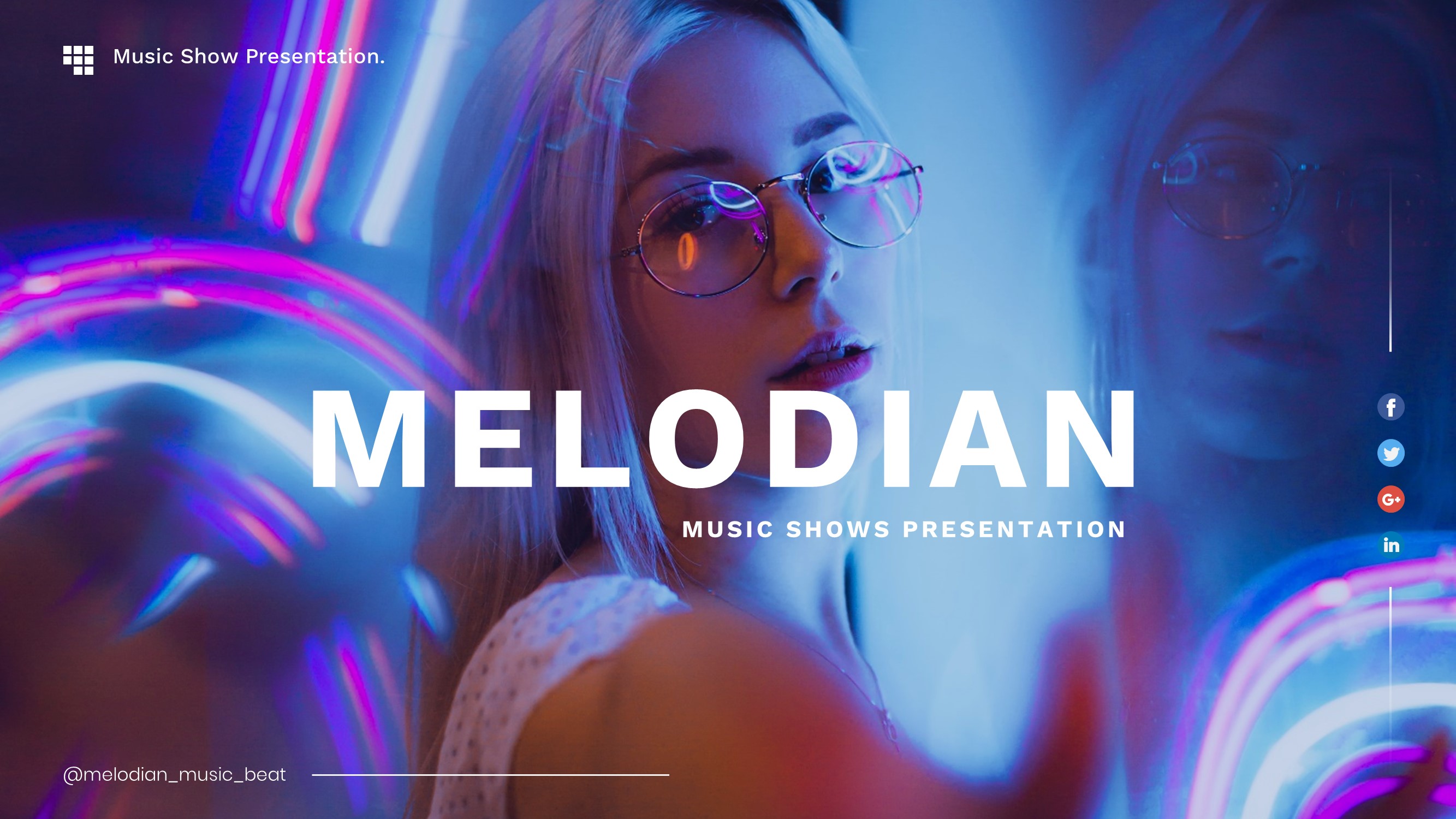 Melodian - Music Industrial Googleslide Template, Presentation Templates