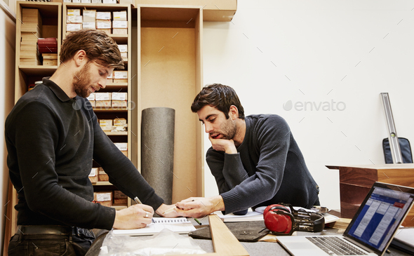 A furniture workshop making bespoke contemporary furniture pieces using ...