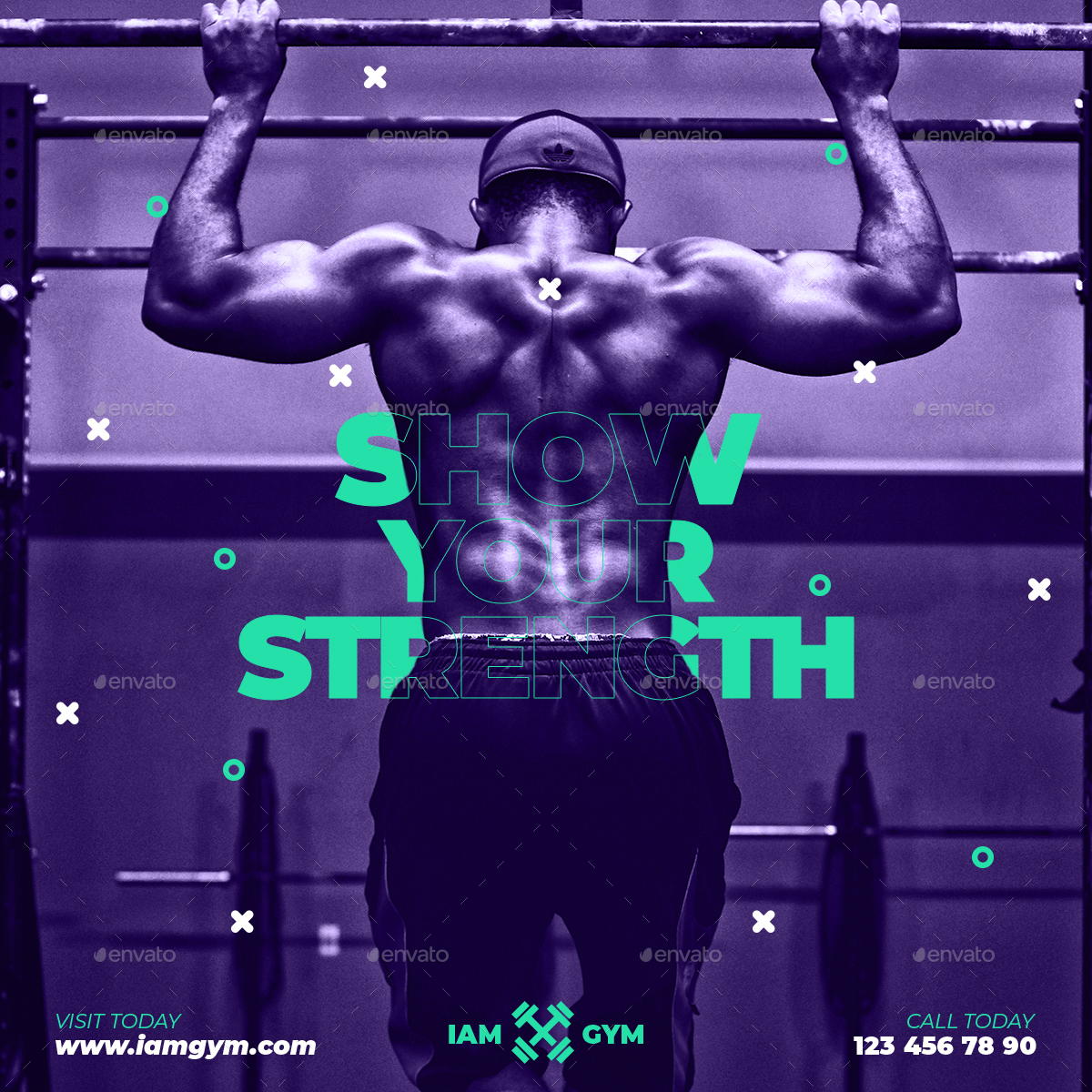 Fitness-GYM Instagram Post and Stories, Web Elements | GraphicRiver