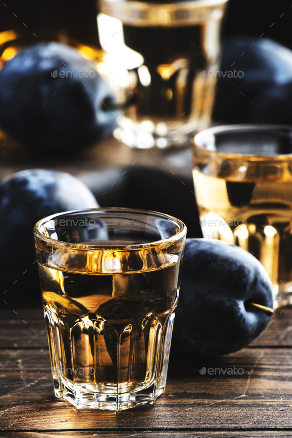 Slivovica - plum brandy or plum vodka Stock Photo by Olga_Kochina ...