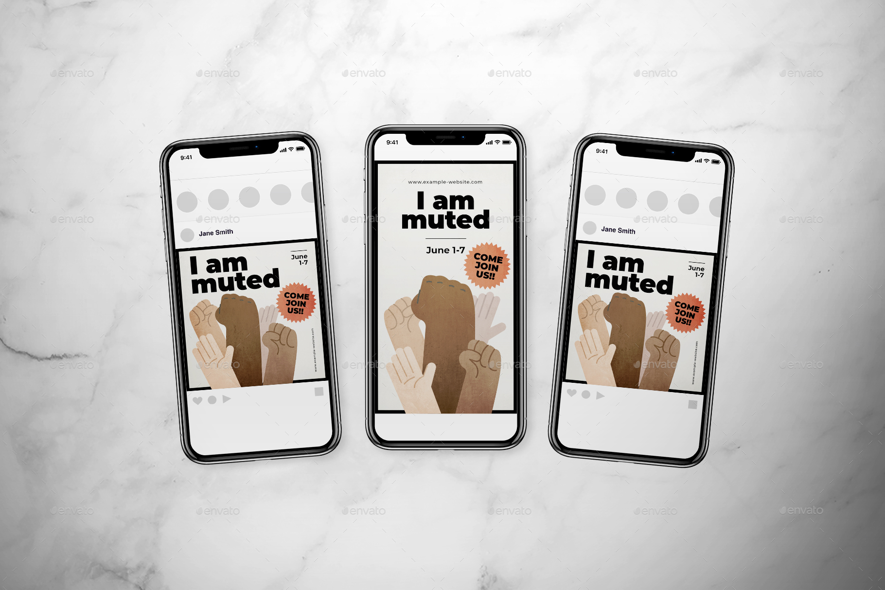 I am Muted Flyer Set, Print Templates | GraphicRiver