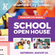 School Open House Flyer Templates, Print Templates | GraphicRiver