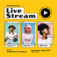 Live Stream Event Flyer Set, Print Templates | GraphicRiver
