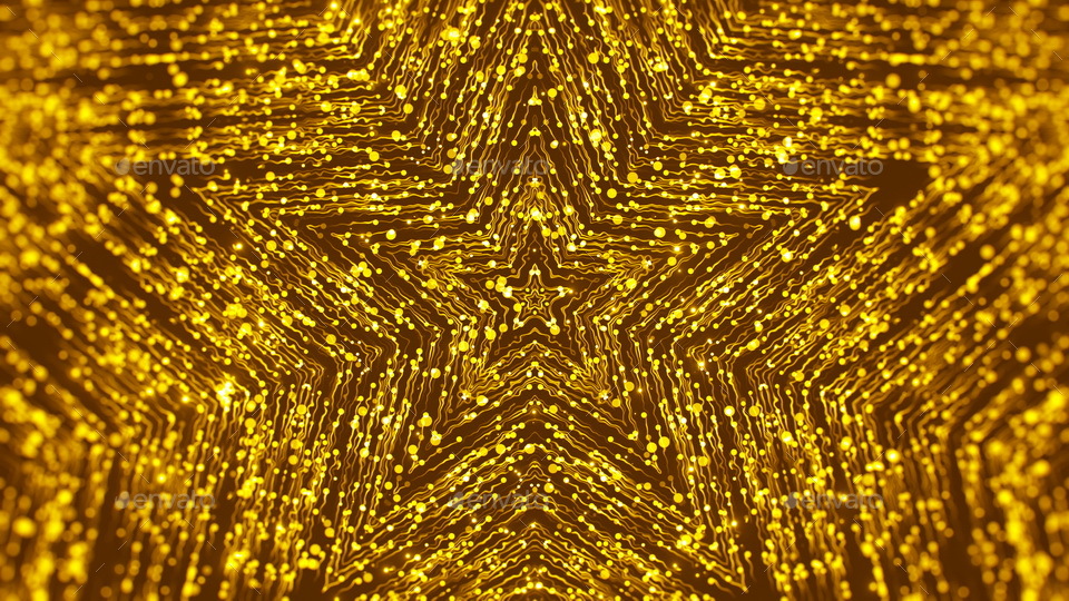 Gold Star Particles, Graphics | GraphicRiver
