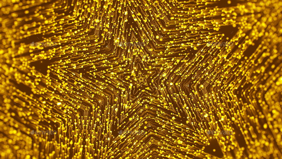 Gold Star Particles, Graphics | GraphicRiver