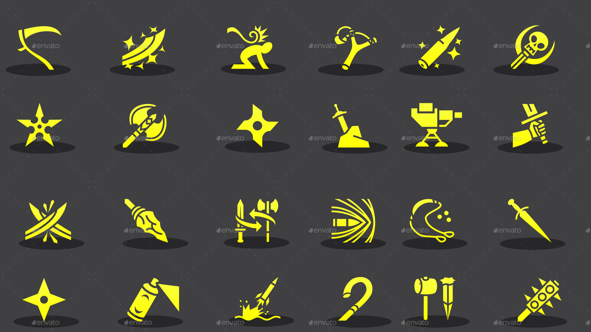 RPG Icon Pack, Game Assets | GraphicRiver