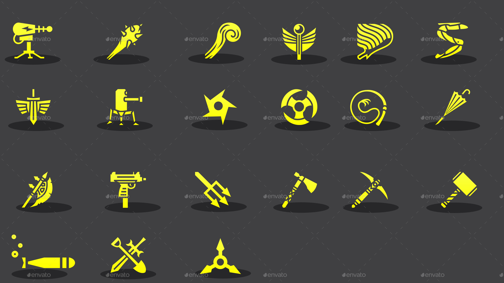RPG Icon Pack, Game Assets | GraphicRiver