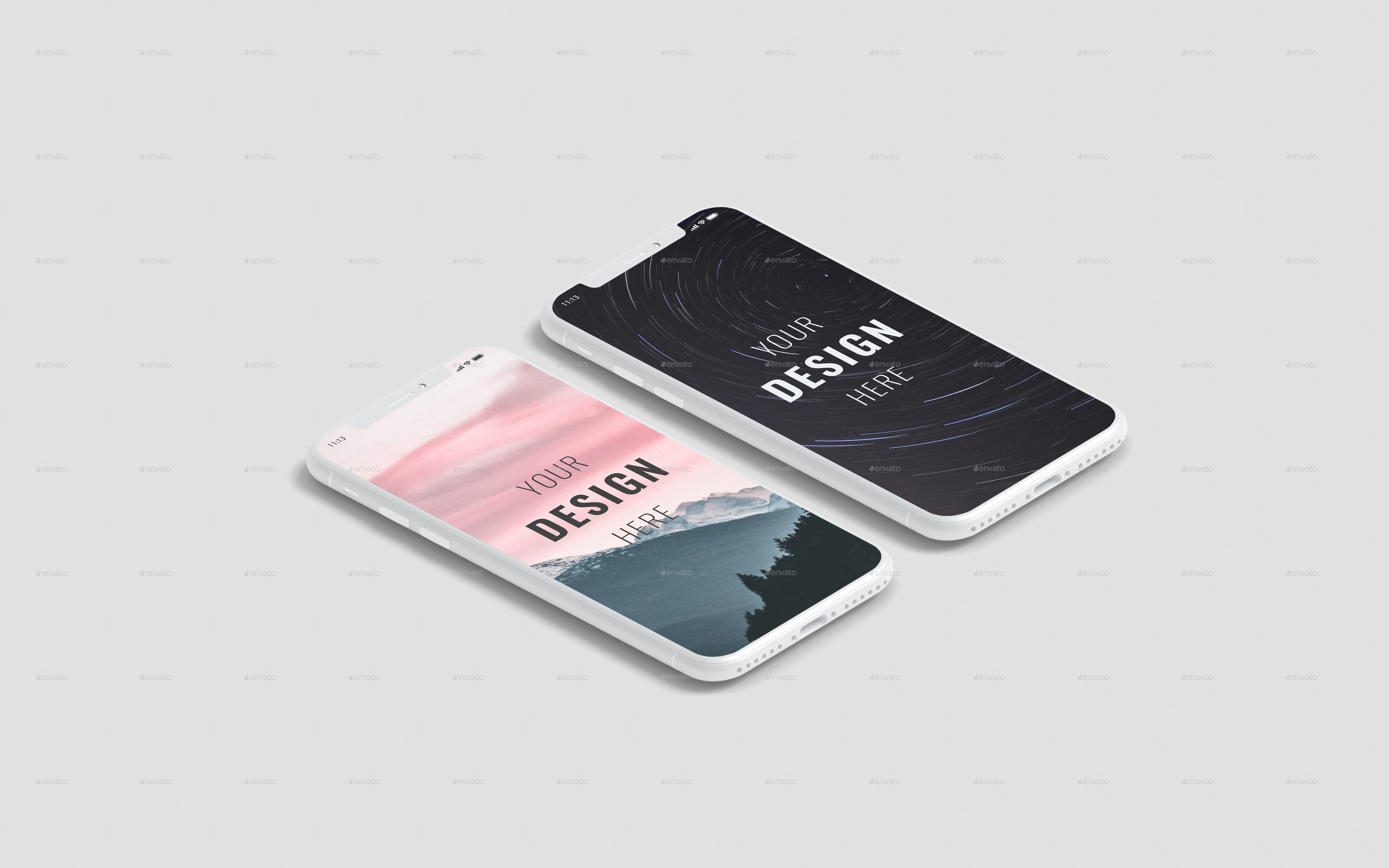 Phone Screen Mockup - 12 PSD Files, Graphics | GraphicRiver