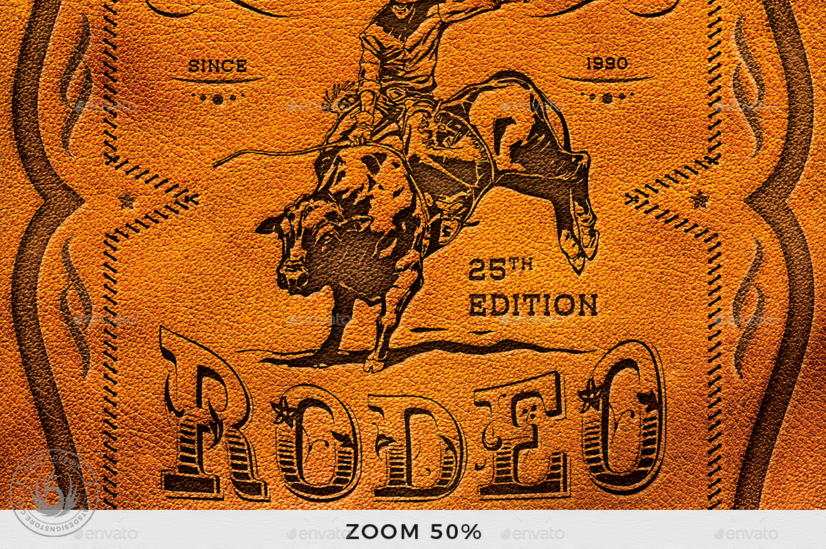 Western Rodeo Flyer Template V1, Print Templates | GraphicRiver