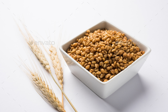 Roasted Crunchy Wheat Stock Photo by stockimagefactory | PhotoDune
