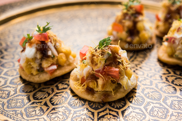 Papri chat / Papri Chaat / Papdi Chat Stock Photo by stockimagefactory