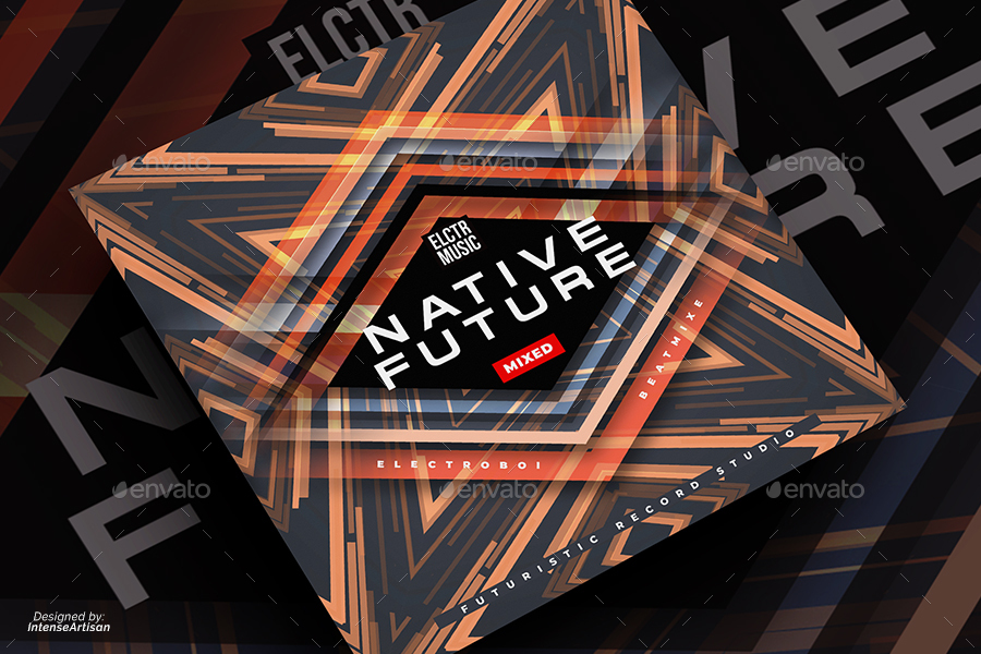 4in1 Music Album Cover - Bundle 13, Web Elements | GraphicRiver