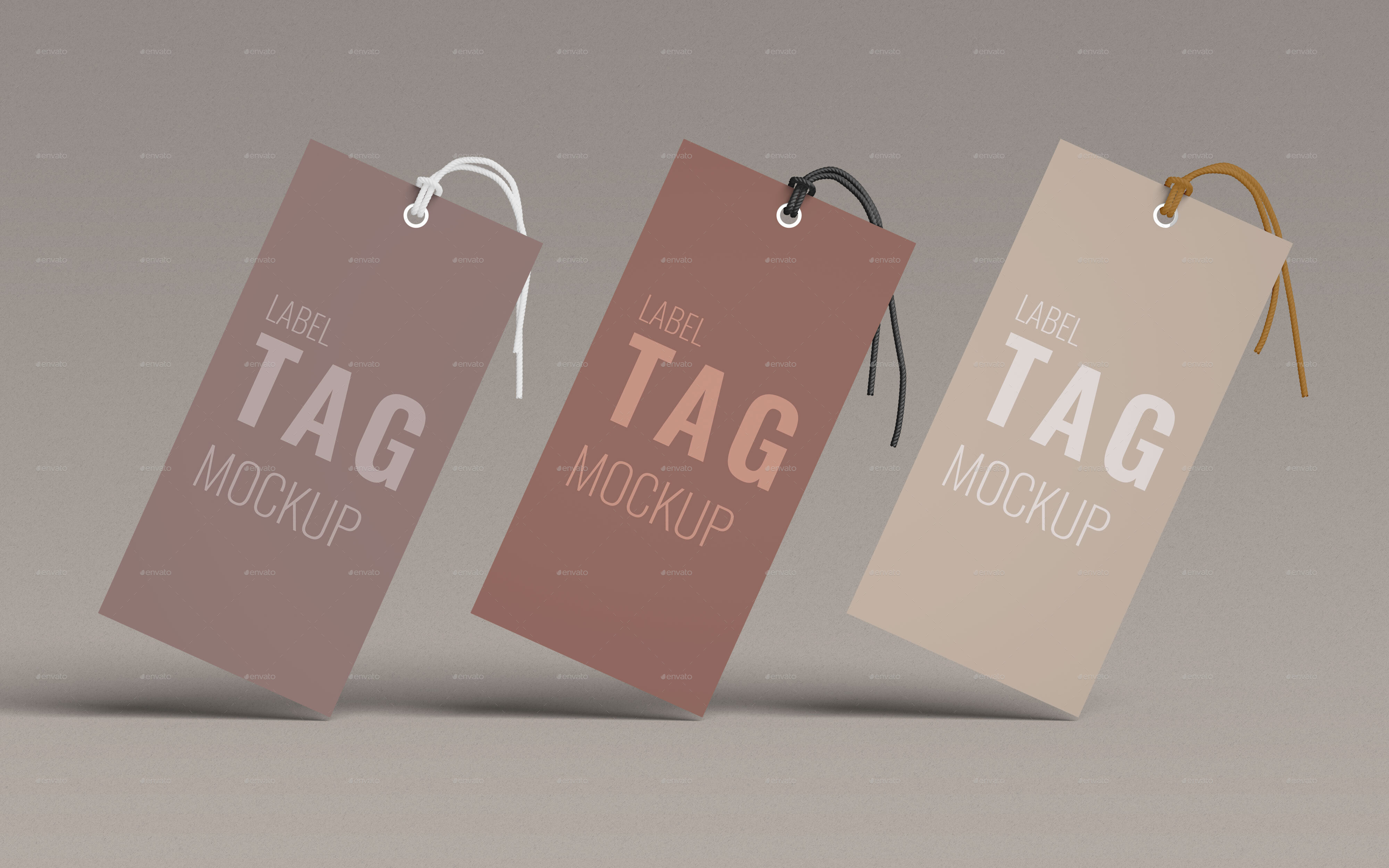 Label Tag Mockup Scene Creator - 10 PSD Files, Graphics | GraphicRiver