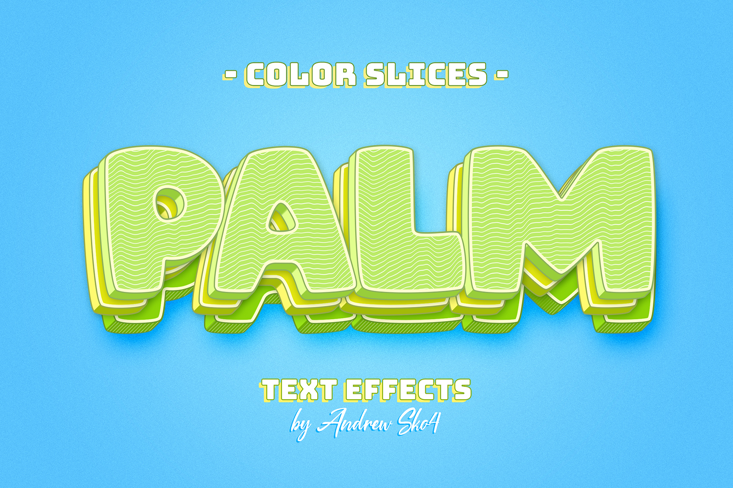 Color Slice Text Effects, Add-ons | GraphicRiver