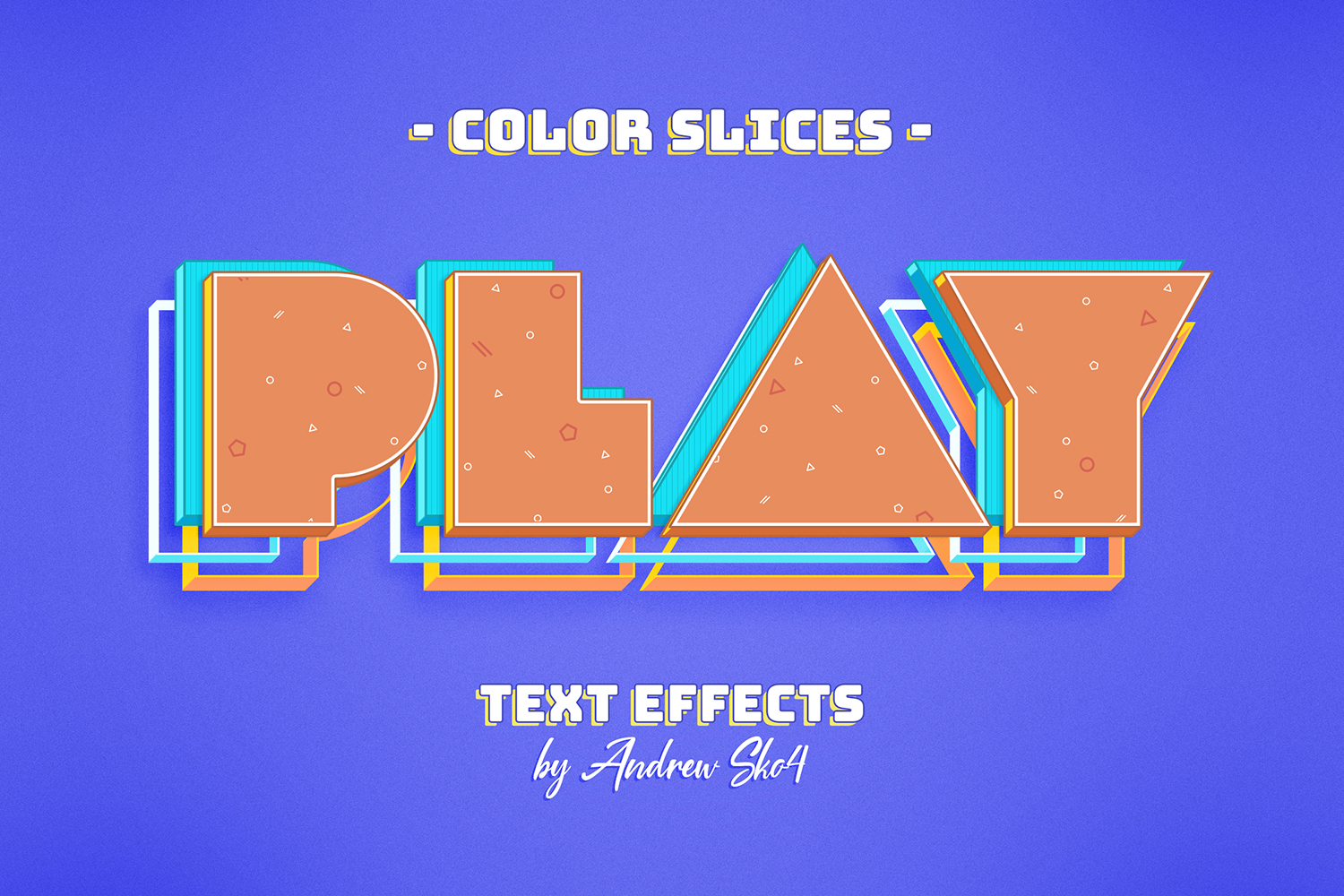 Color Slice Text Effects, Add-ons | GraphicRiver