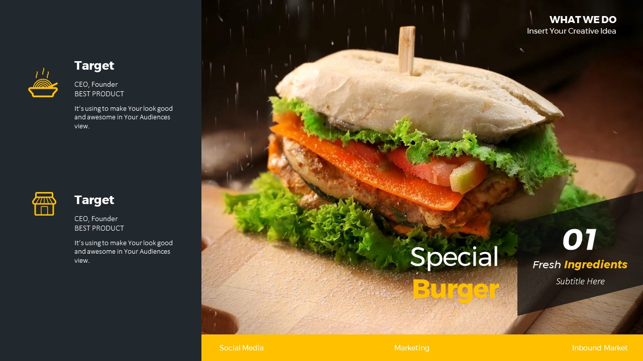 Catering PowerPoint Presentation, Presentation Templates | GraphicRiver