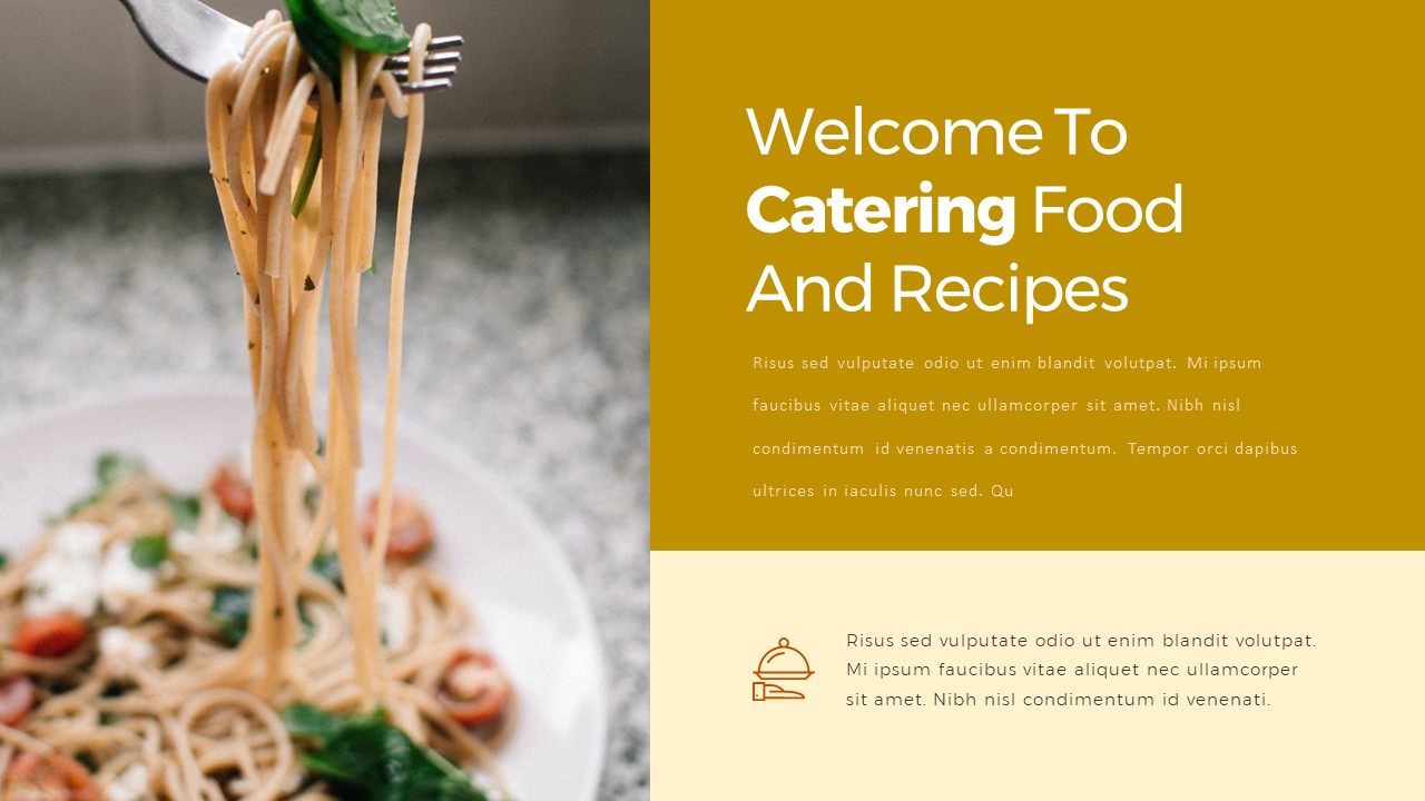 Catering PowerPoint Presentation, Presentation Templates | GraphicRiver