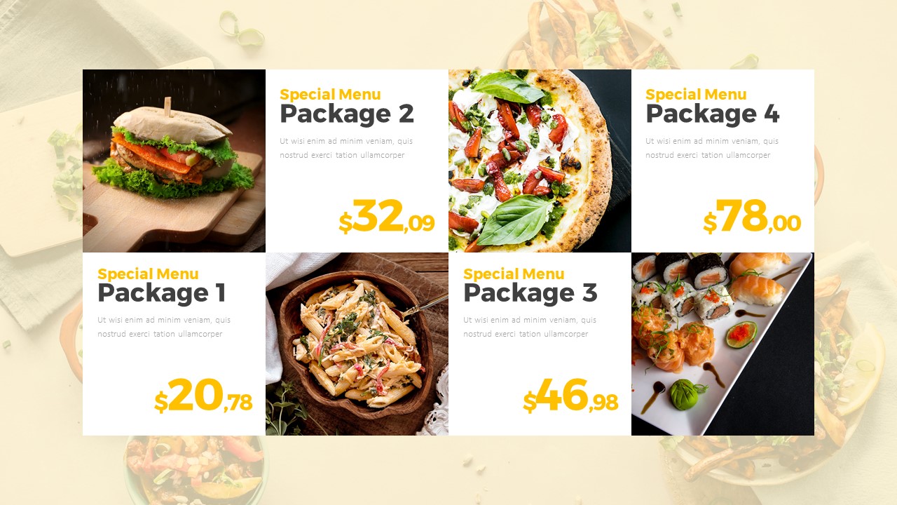 Catering Keynote Templates, Presentation Templates | GraphicRiver