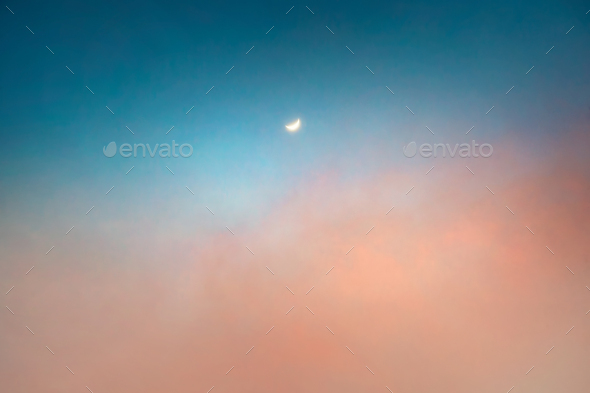 New Moon Sky Background Stock Photo by Anna_Om | PhotoDune