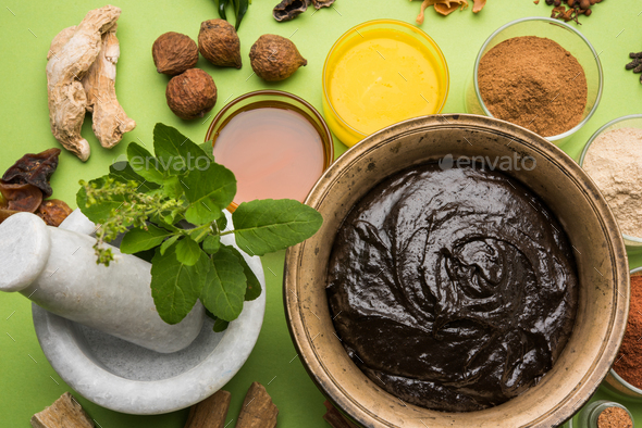 Ayurvedic Chyawanprash or Chyavanprash Stock Photo by stockimagefactory