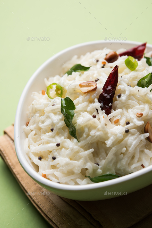 Curd Rice / Dahi Chawal / Dahi Bhat Stock Photo by stockimagefactory
