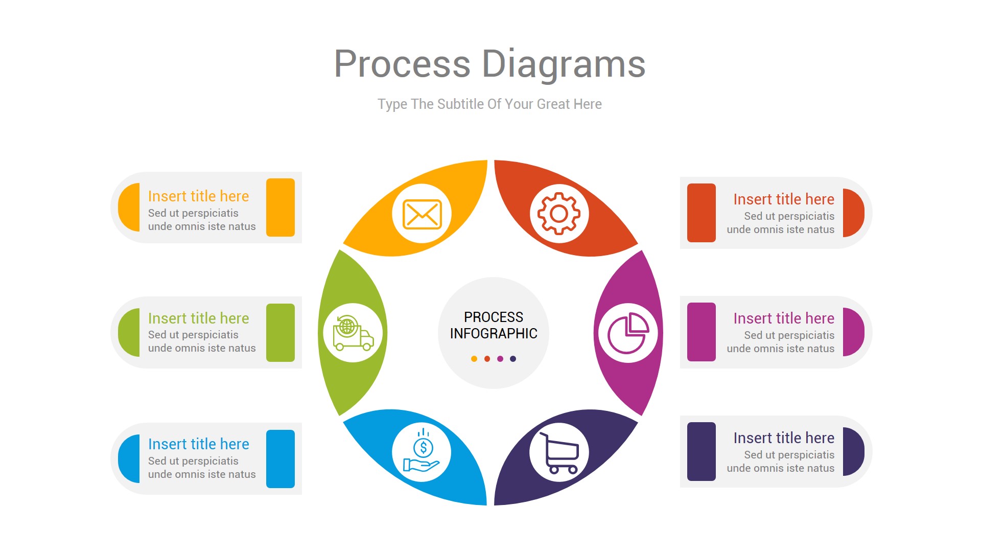 Process Flow Diagram PowerPoint Template, Presentation Templates ...