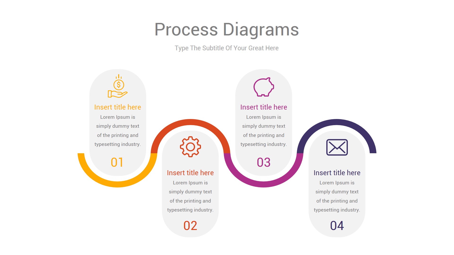 Process Flow Diagram PowerPoint Template, Presentation Templates ...