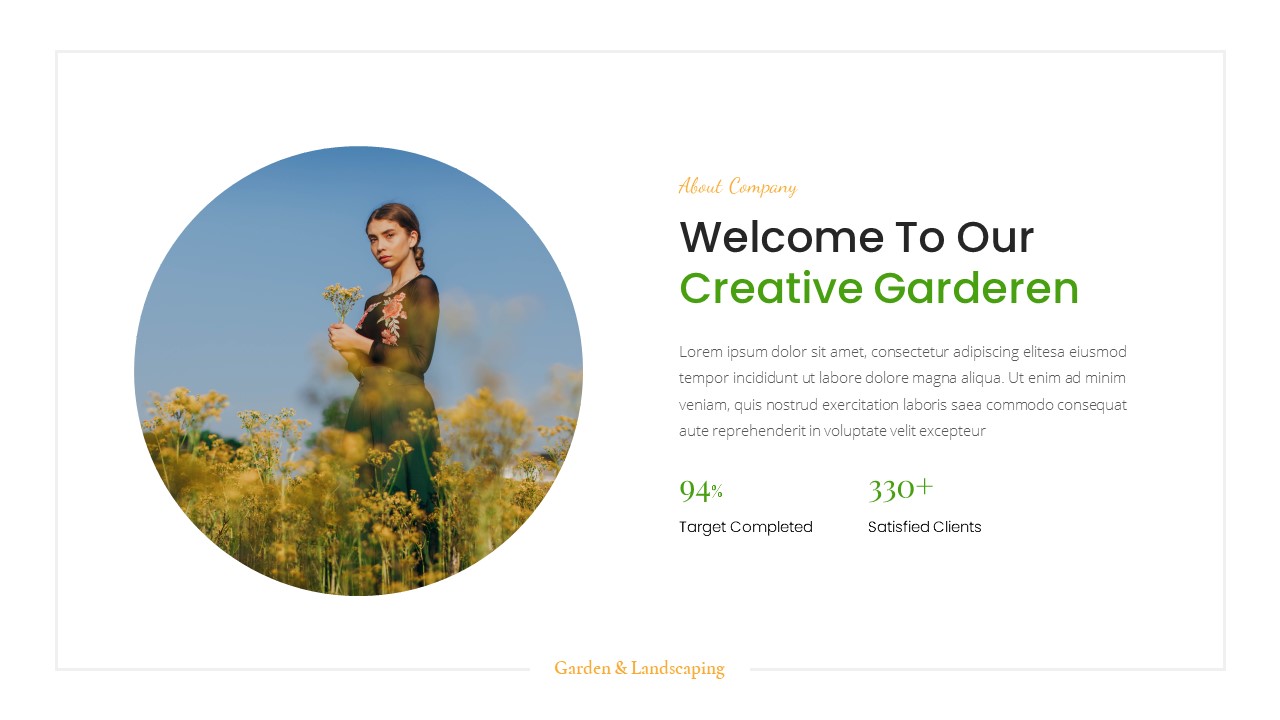 Garderen - Gardening & Landscaping PowerPoint Presentation Template ...