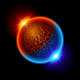 Fire and ice ball planet, Vectors | GraphicRiver
