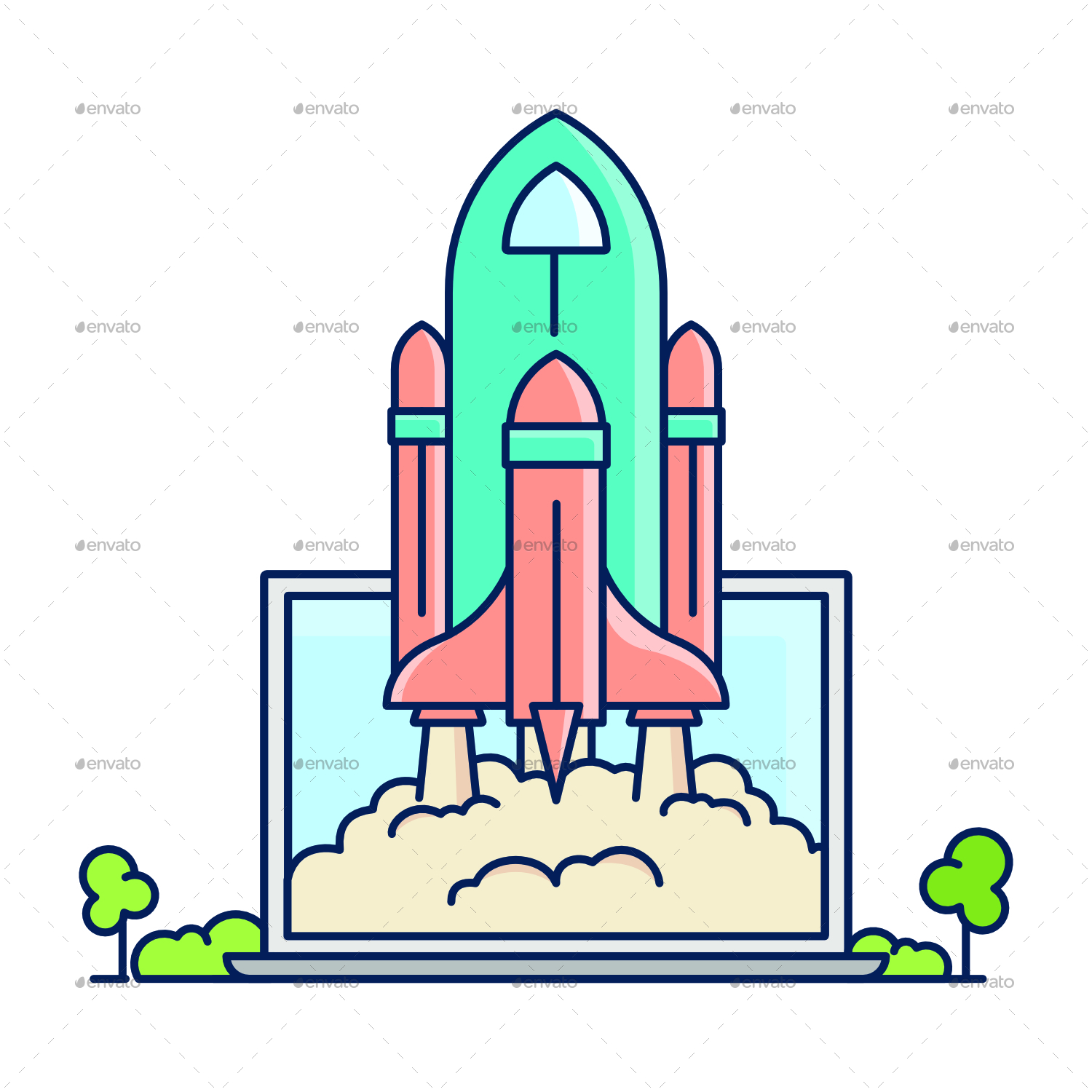 Startup Vector, Vectors | GraphicRiver