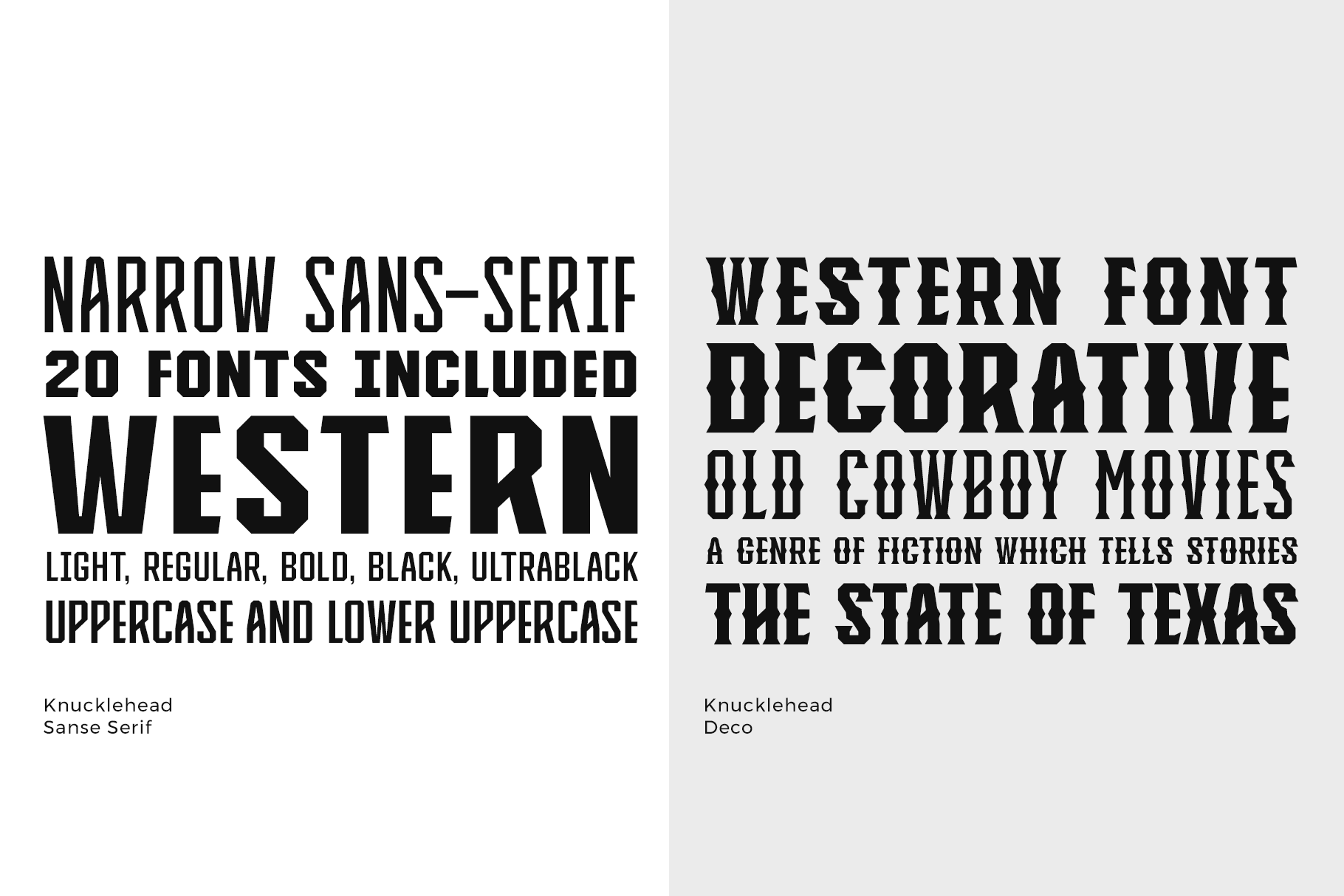 Knucklehead Font Family, Fonts | GraphicRiver