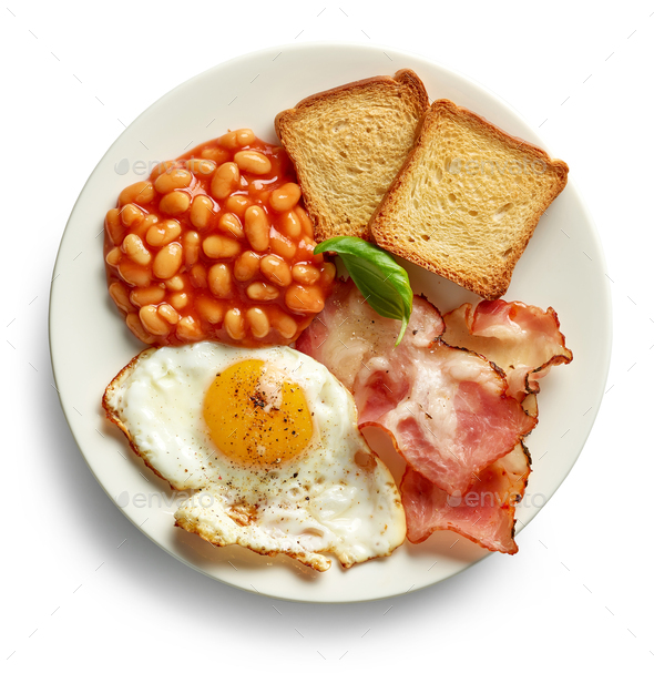 plate of english breakfast Stock Photo by magone | PhotoDune