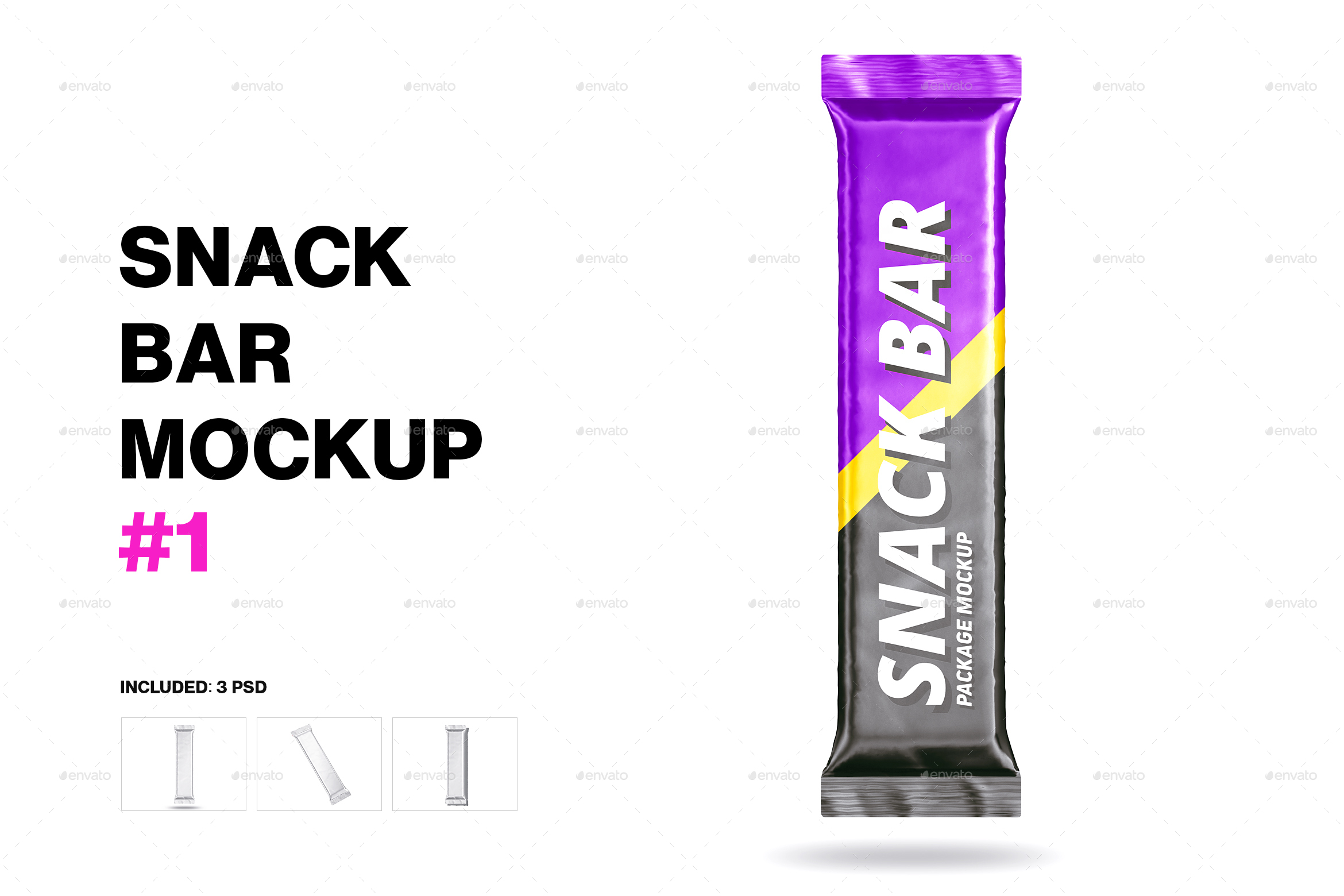 Snack Bar Package Mockup Set 1, Graphics | GraphicRiver