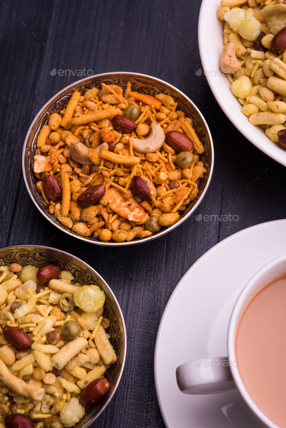 Farsan is an Indian Snack Stock Photo by stockimagefactory | PhotoDune