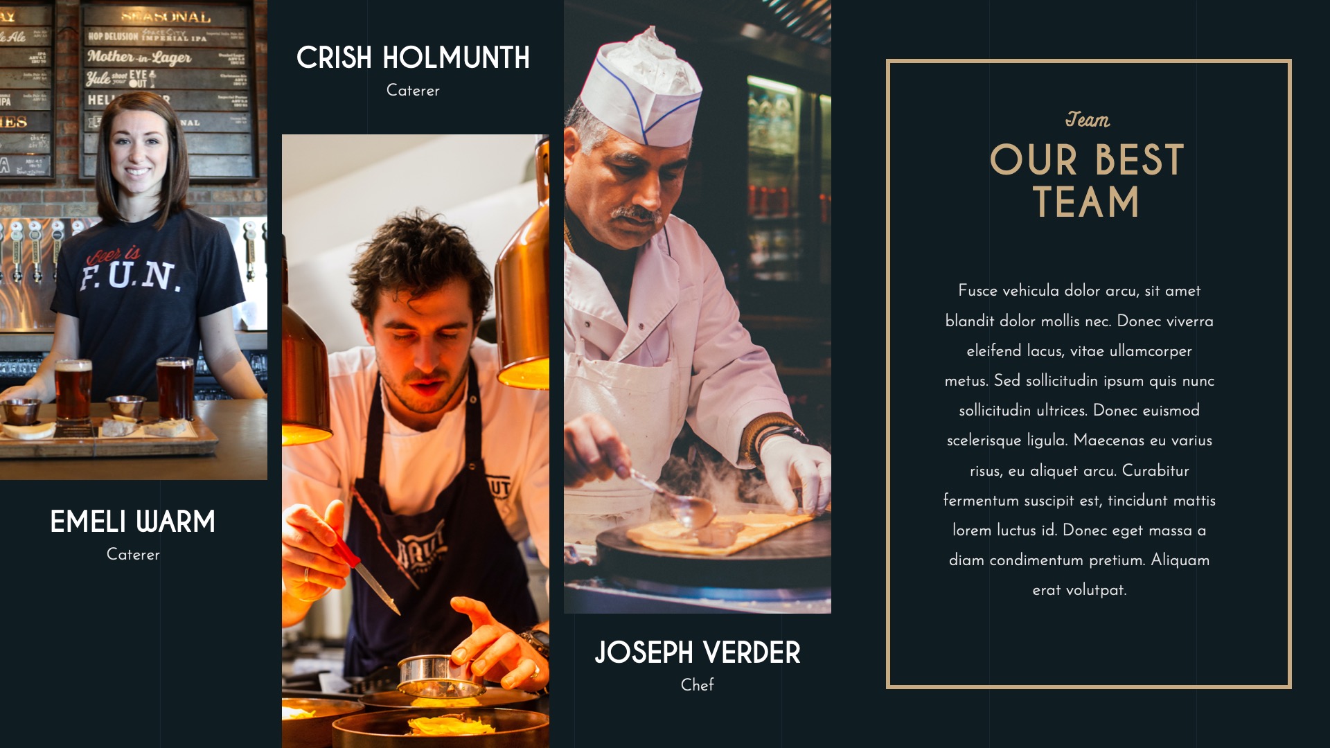 CAVIAR - Catering & Food Keynote Template, Presentation Templates ...