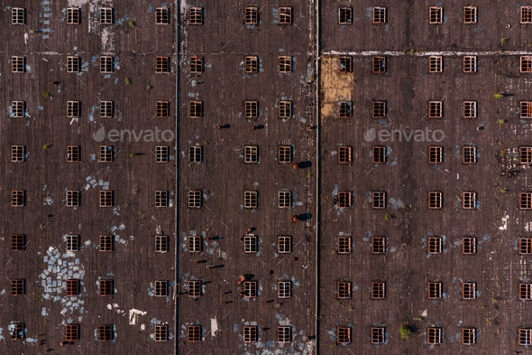 Top view of roof texture with windows Stock Photo by arthurhidden ...