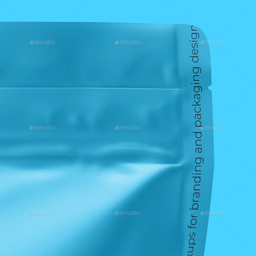 Zip Stand-up Pouch Mockup (square), Graphics | GraphicRiver