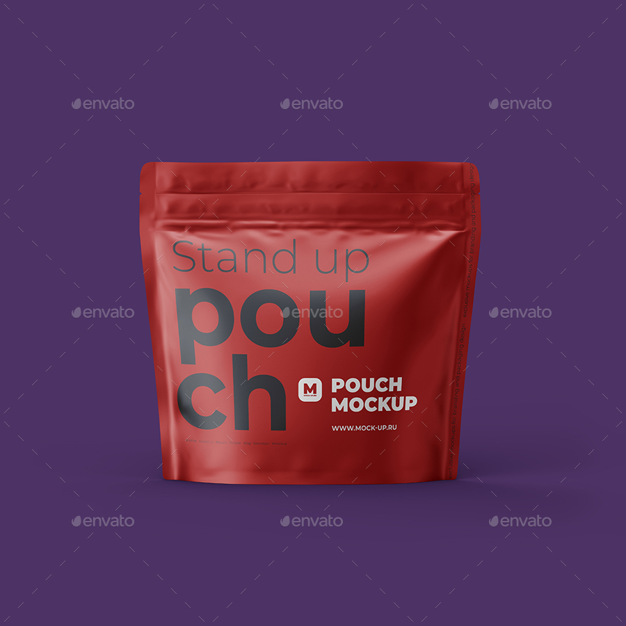Zip Stand-up Pouch Mockup (square), Graphics | GraphicRiver