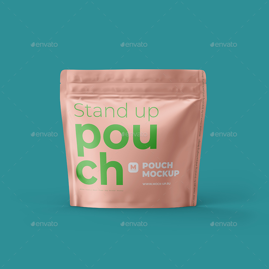 Zip Stand-up Pouch Mockup (square), Graphics | GraphicRiver