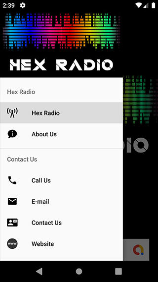 Hex Radio IOS - Single Online Radio Player App for IOS with Admob by 597ster
