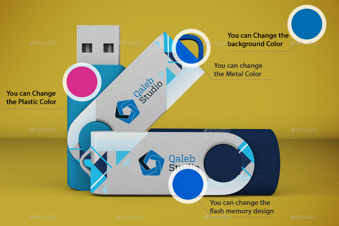 Flash Memory Mockup, Graphics | GraphicRiver