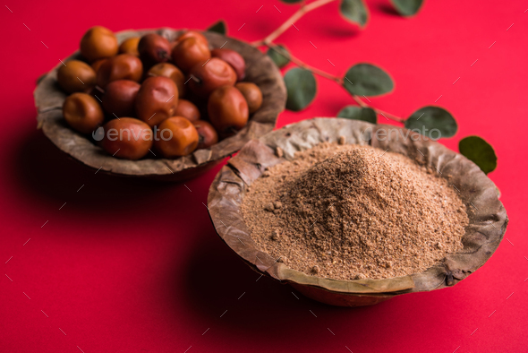 Borkut or Indian Jujube ber Powder Stock Photo by stockimagefactory
