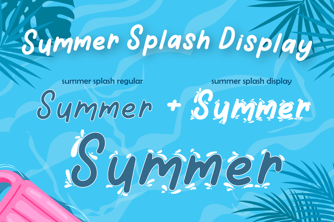 Summer Splash, Fonts | GraphicRiver